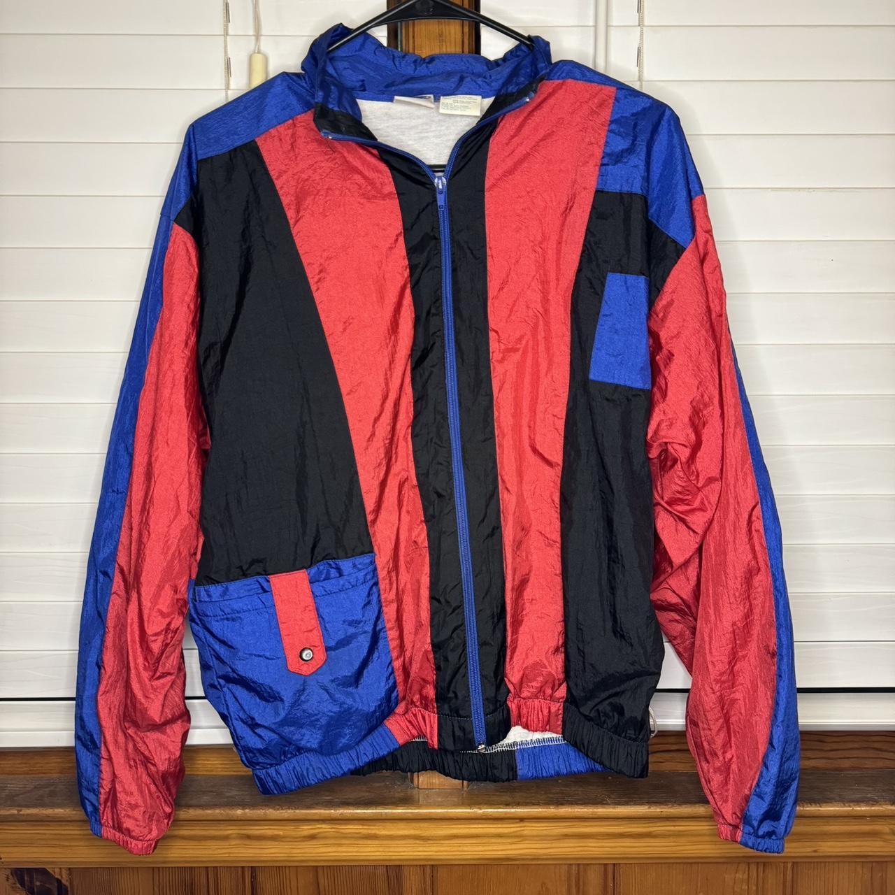 Vintage 80s/90s Mighty-Mac Windbreaker track... - Depop
