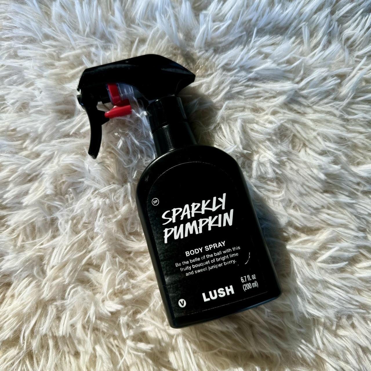 Lush Cosmetics Sparkly Pumpkin body spray #lush... - Depop