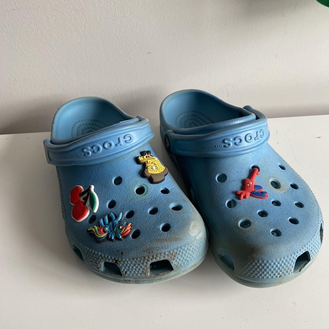 Size 5 crocs dirty can be easily cleaned - Depop