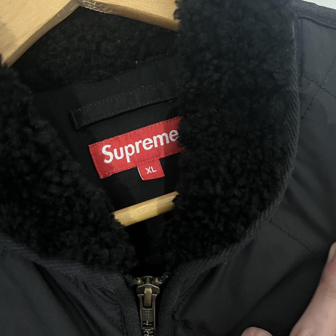 Supreme USA bomber jacket. Size XL. 7/10 used... - Depop