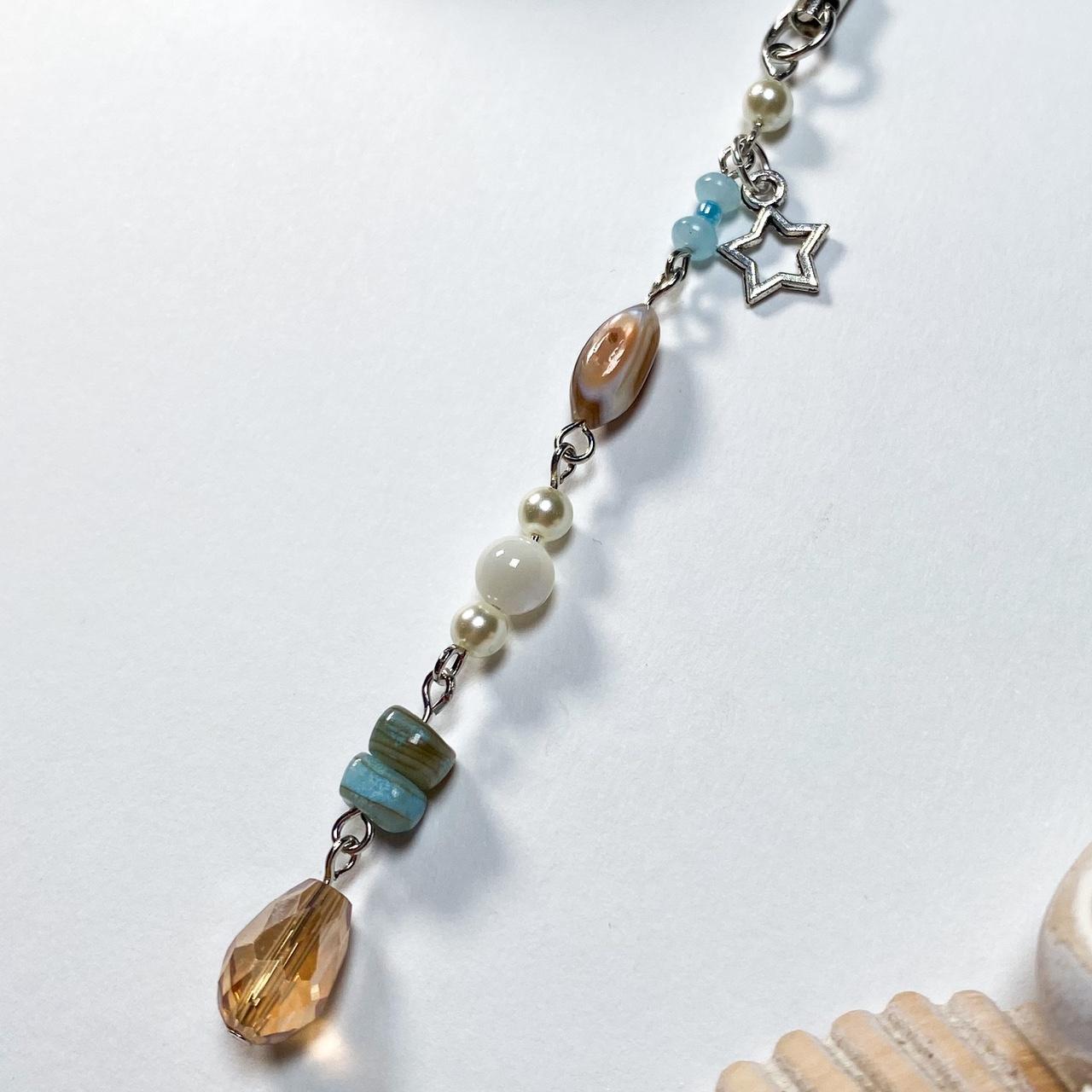 mermaid core sea shell phone charm /... - Depop