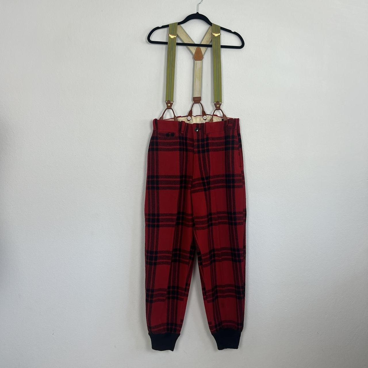 Vintage 50s JC Higgins Red Roebuck Buffalo Plaid... - Depop