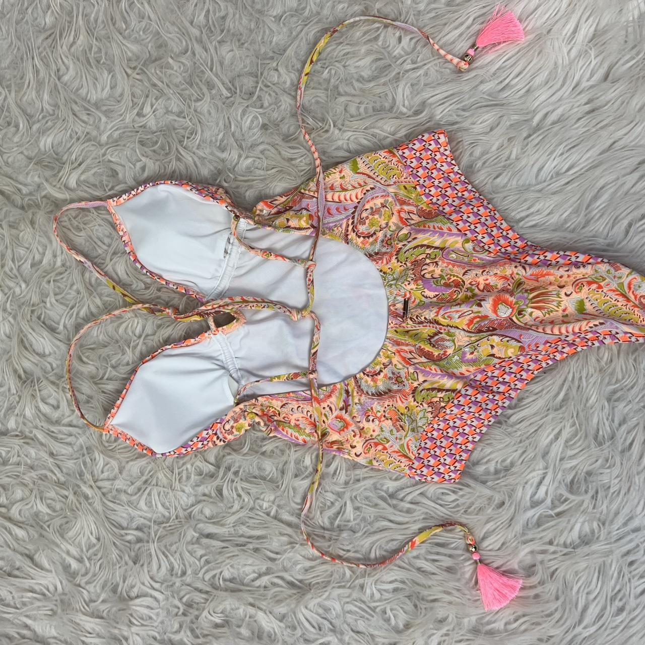 Victorias Secret The Knockout One Piece Paisley... | Depop