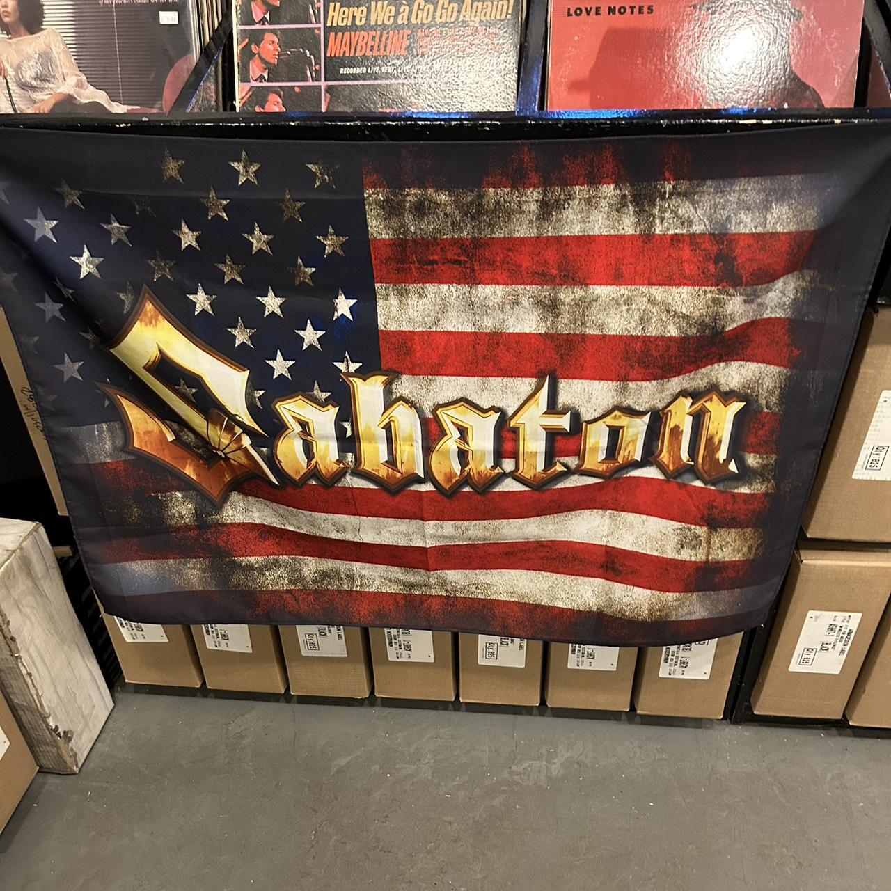 SABATON - poster flag Used some wear in corners from... - Depop