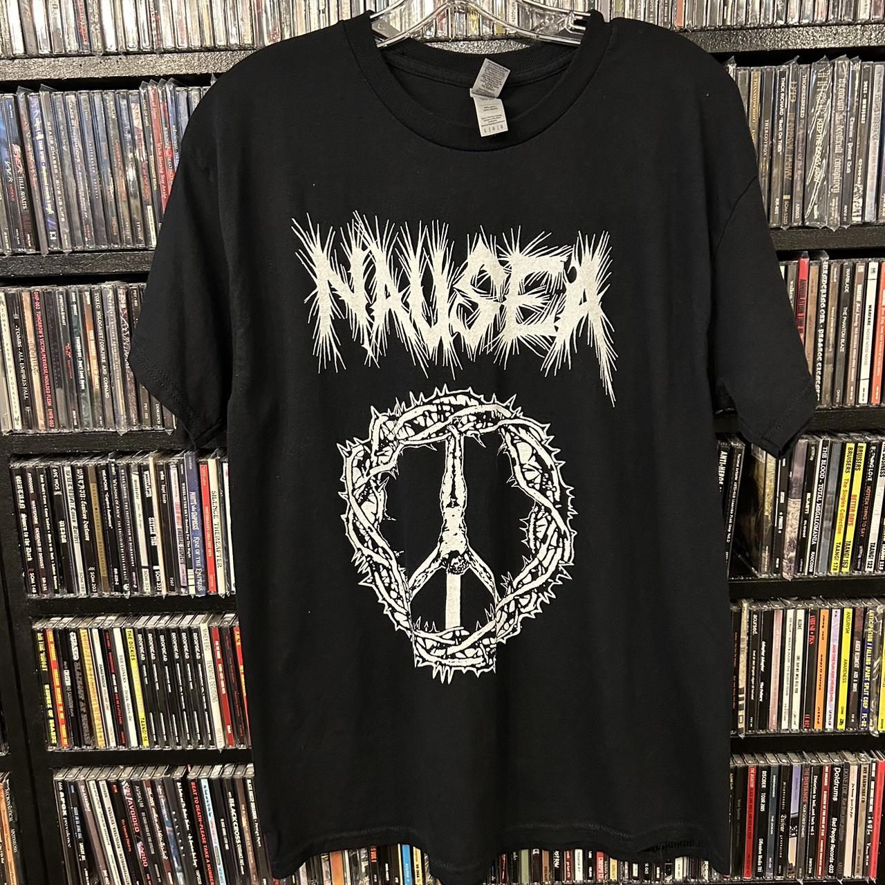 NAUSEA - logo Lightly used large - Depop