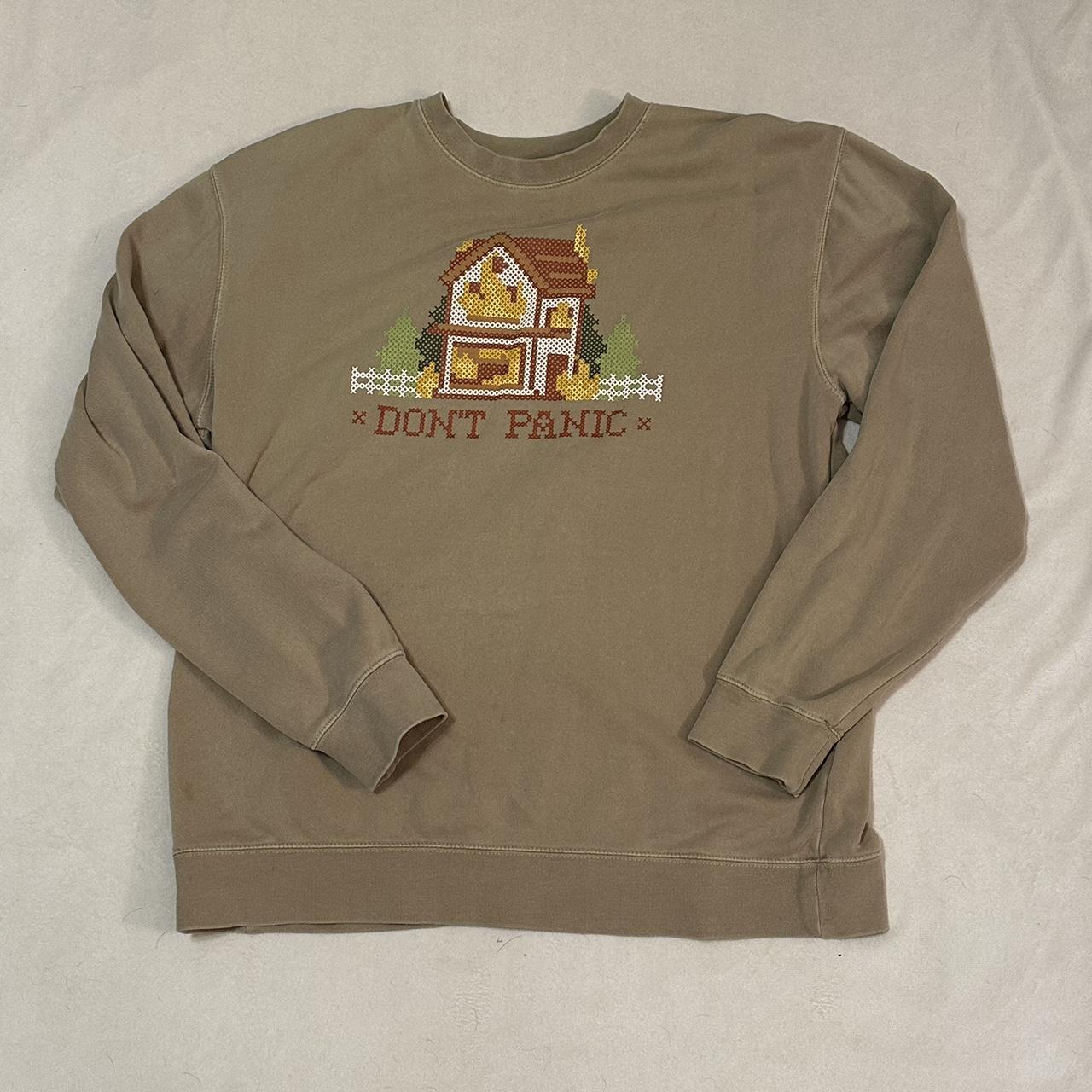 bo burnham don’t panic inside merch crewneck such a... - Depop