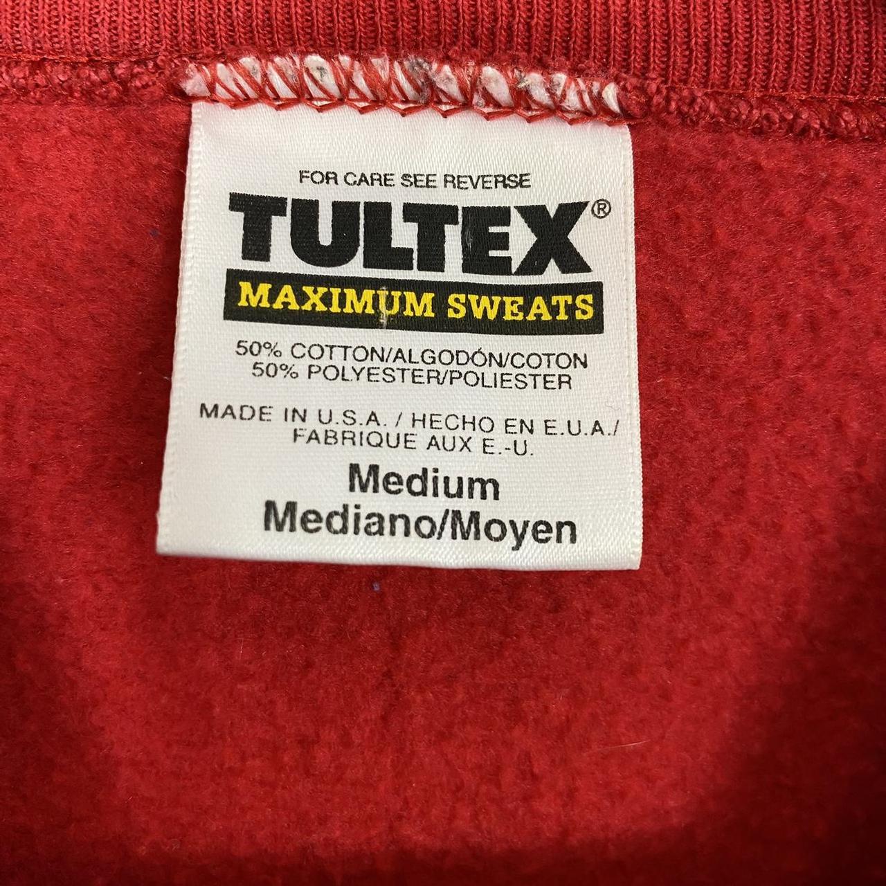 Men’s Vintage USA Tultex Red Sweatshirt (Size -... - Depop