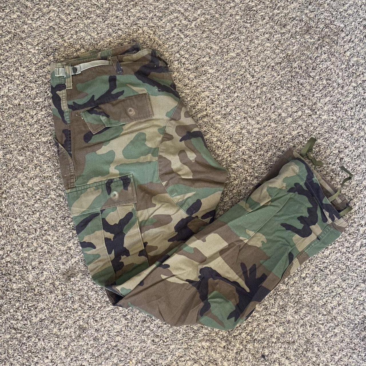 Army surplus camo pants - 31-35x29 - great condition... - Depop