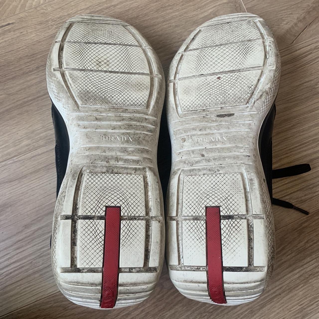 Prada Americas Cup trainers in full calf leather... - Depop