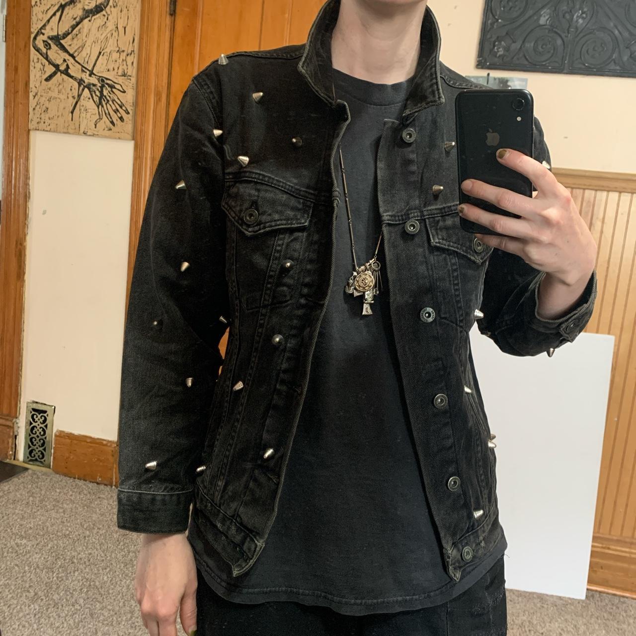 The Ragged Priest brand denim jacket. Rounded point... - Depop