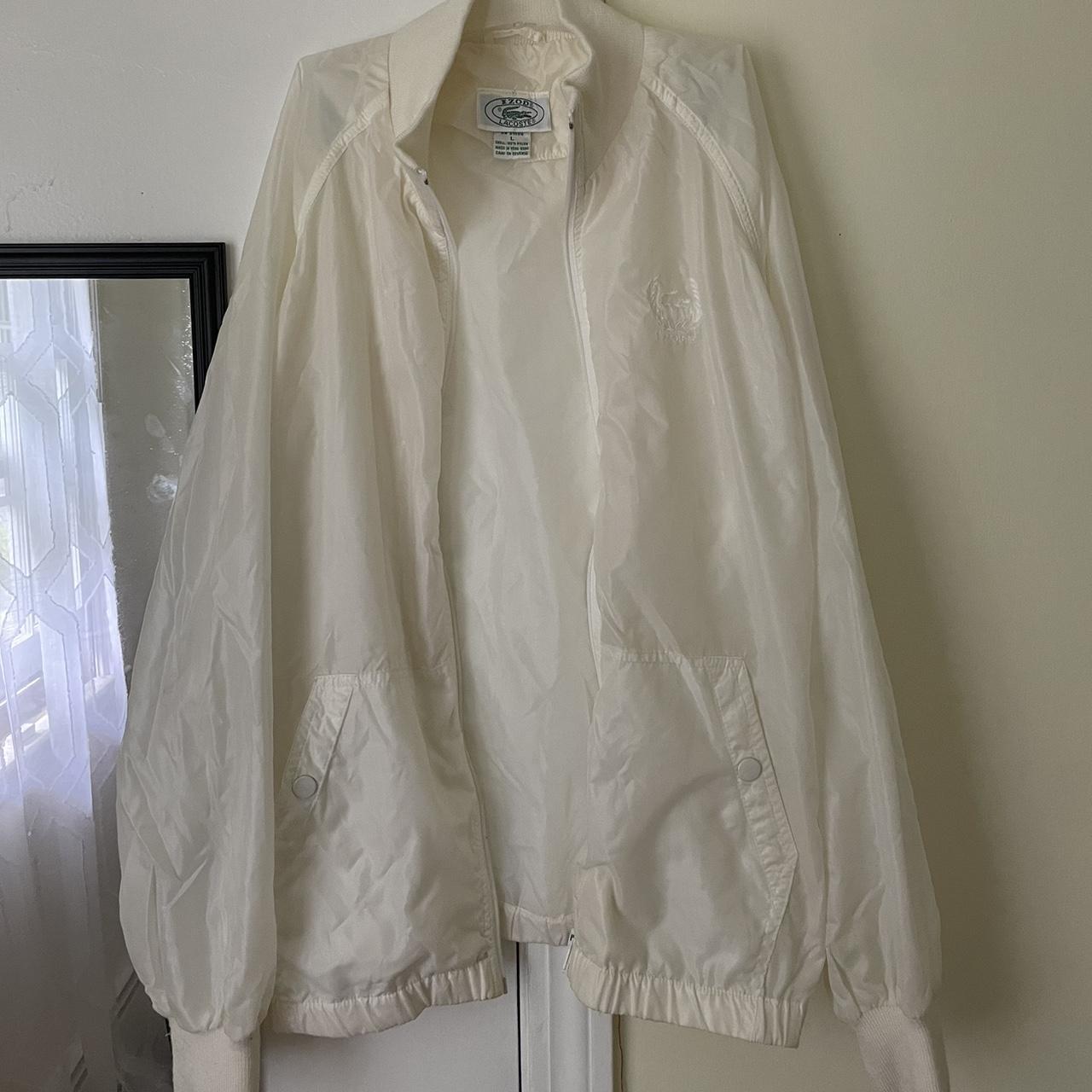 Lacoste Men's Cream Jacket | Depop