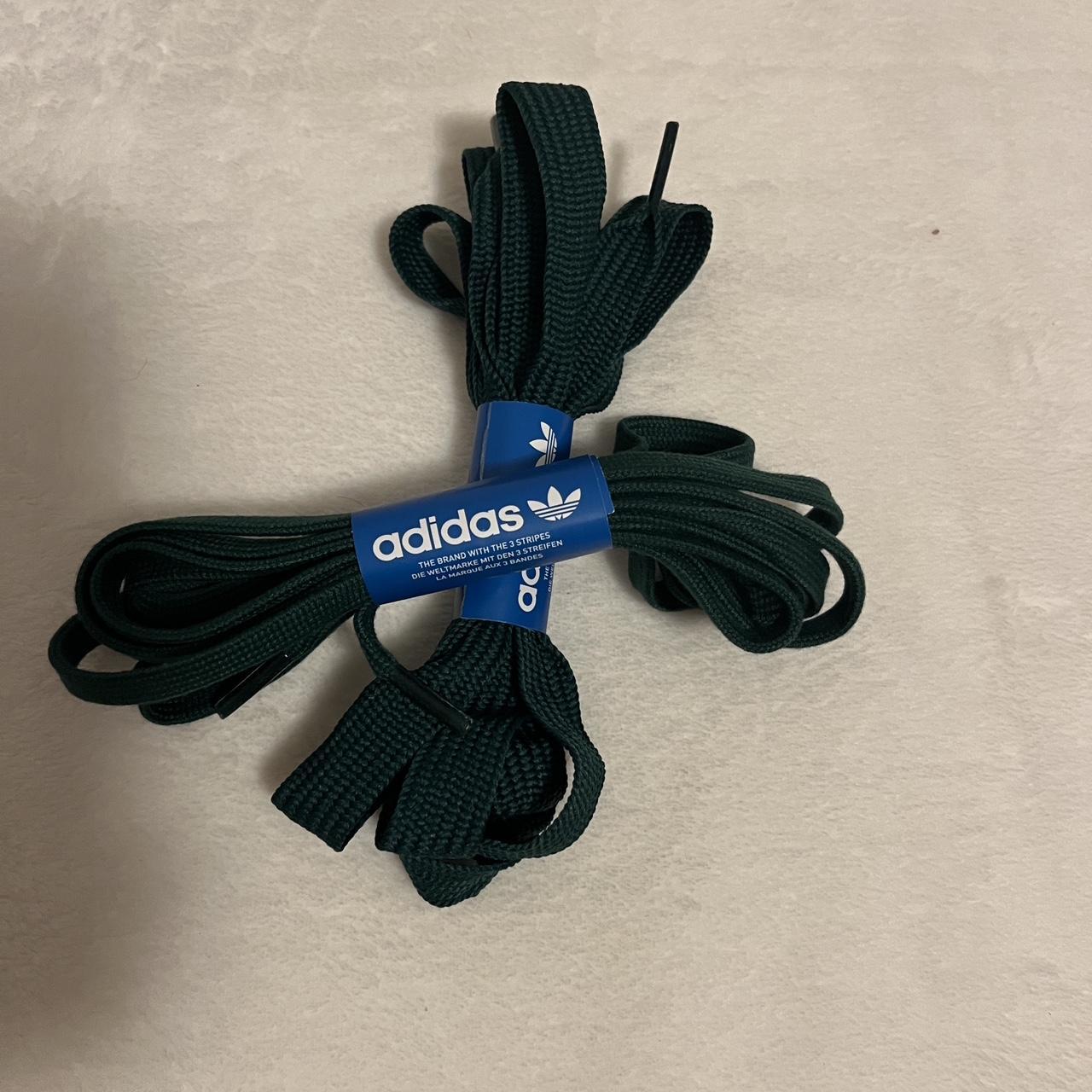 Adidas Men's Green and White Trainers | Depop