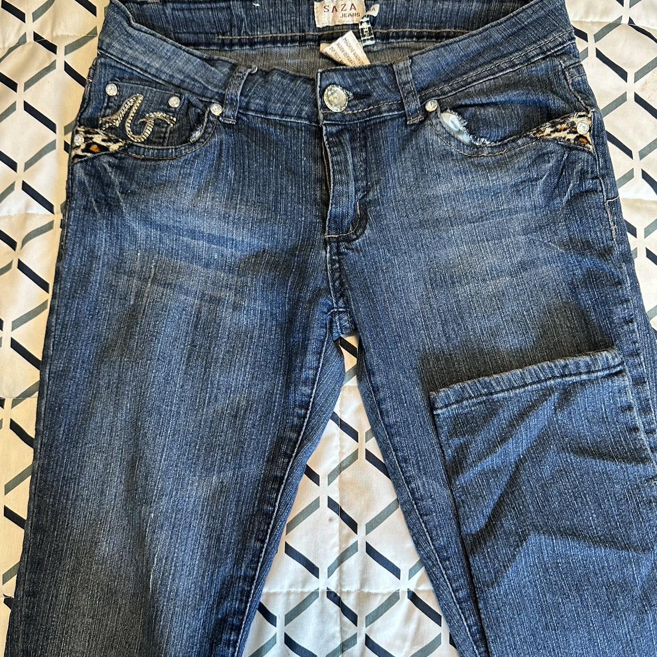 Skinny jeans tagged size 7, waist is 14 inches... - Depop