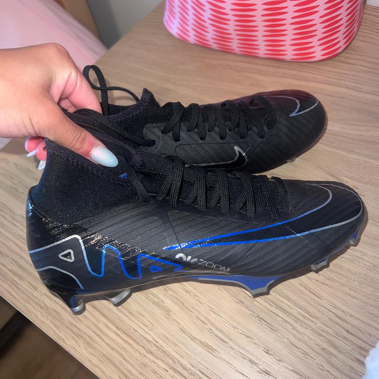 soccer cleats only worn once still in excellent... - Depop