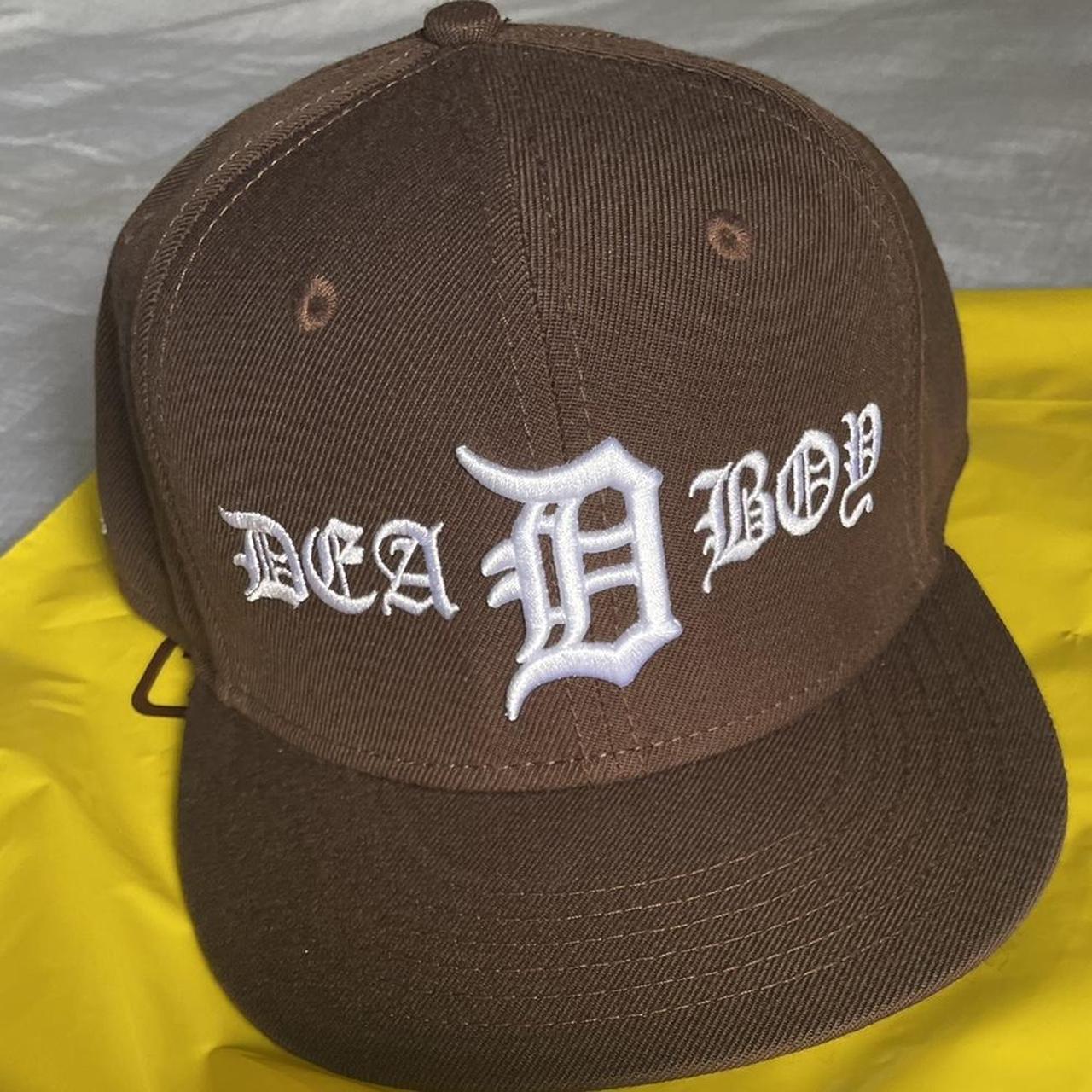 TeamSESH - Brown DeadBoy fitted hat Fits like a ... - Depop