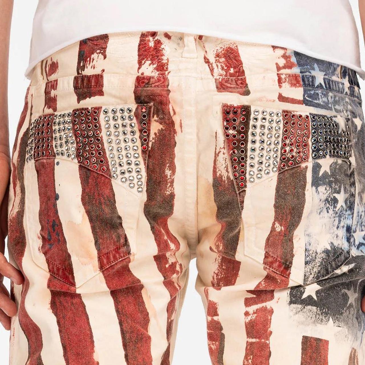 ROBIN JEANS (INTEREST CHECK) American flag 4th of... - Depop