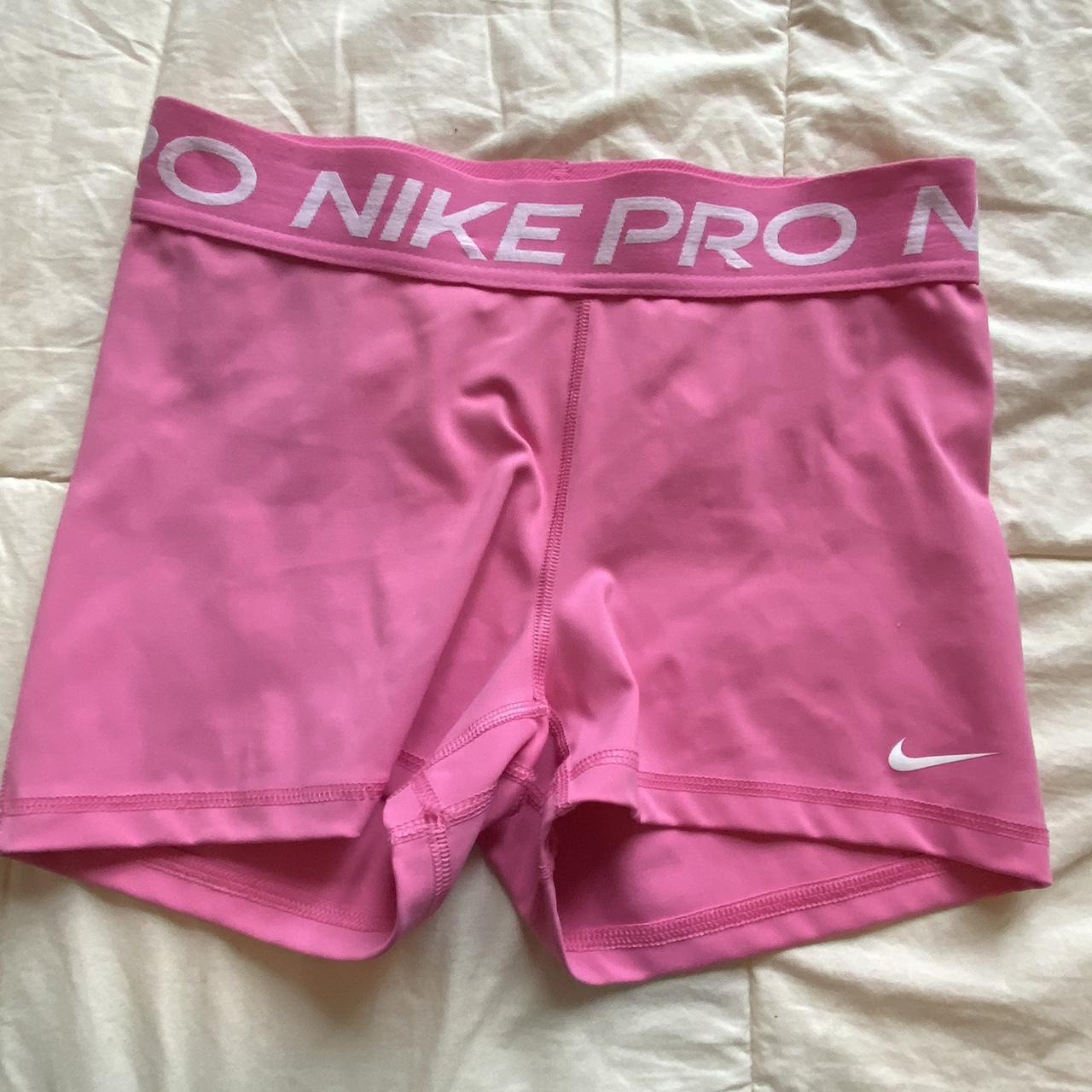 pink nike pro shorts #nike #nikepros - Depop