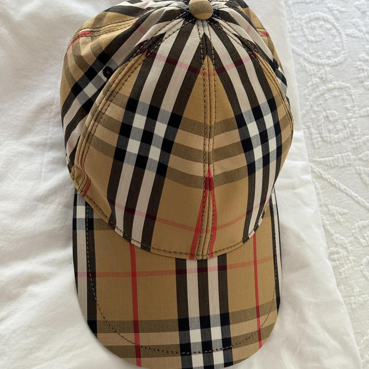Burberry Heavy Cotton Check Trucker Cap Never... - Depop