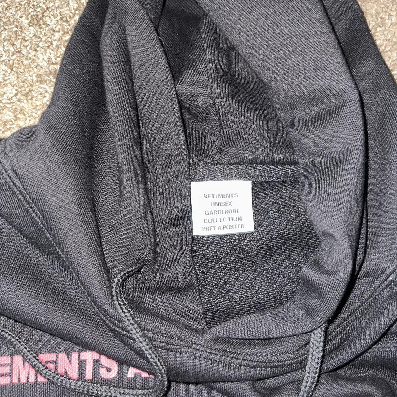 Vetements Rated R hoodie (rep) size small fits like... - Depop