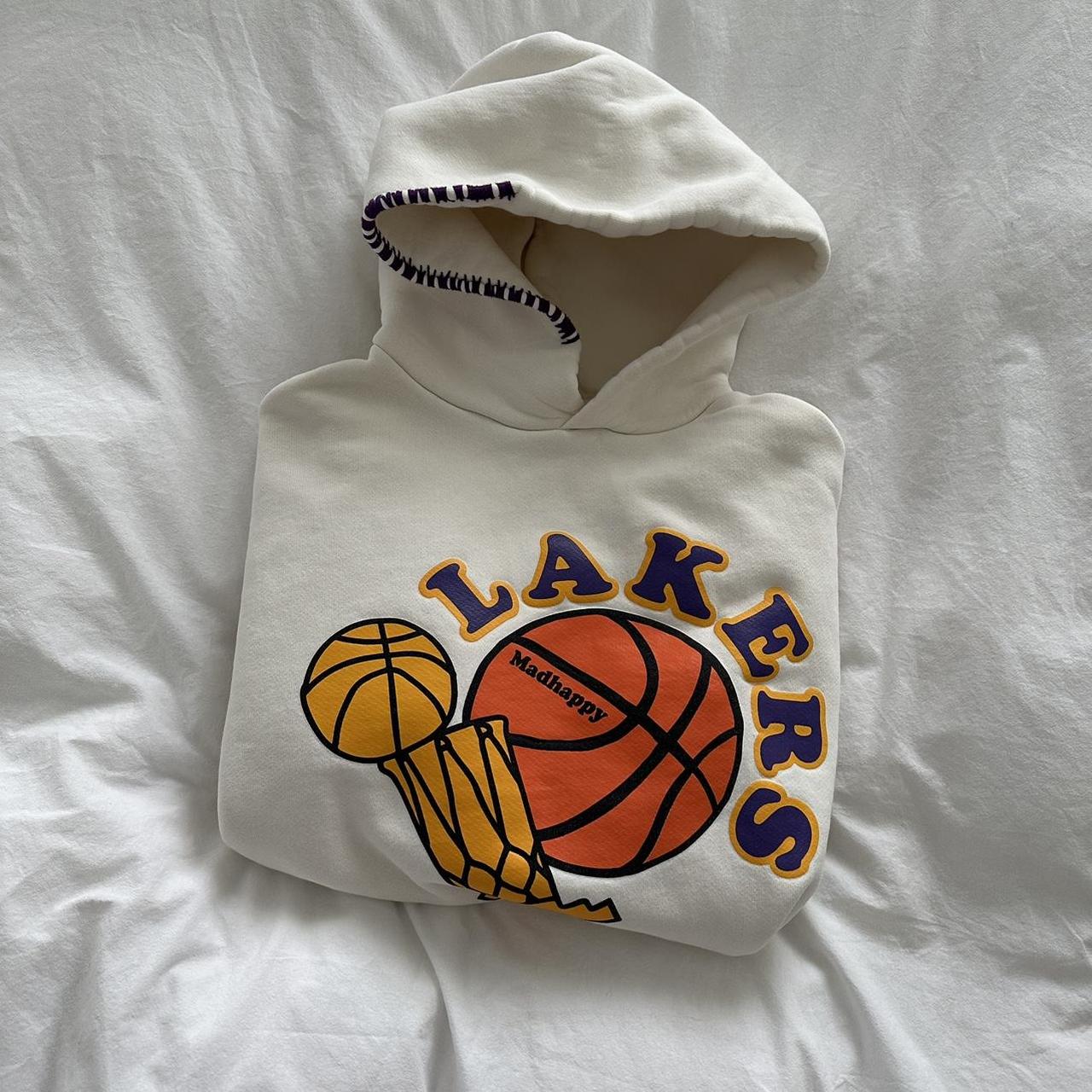 Madhappy Women's White and Cream Hoodie | Depop