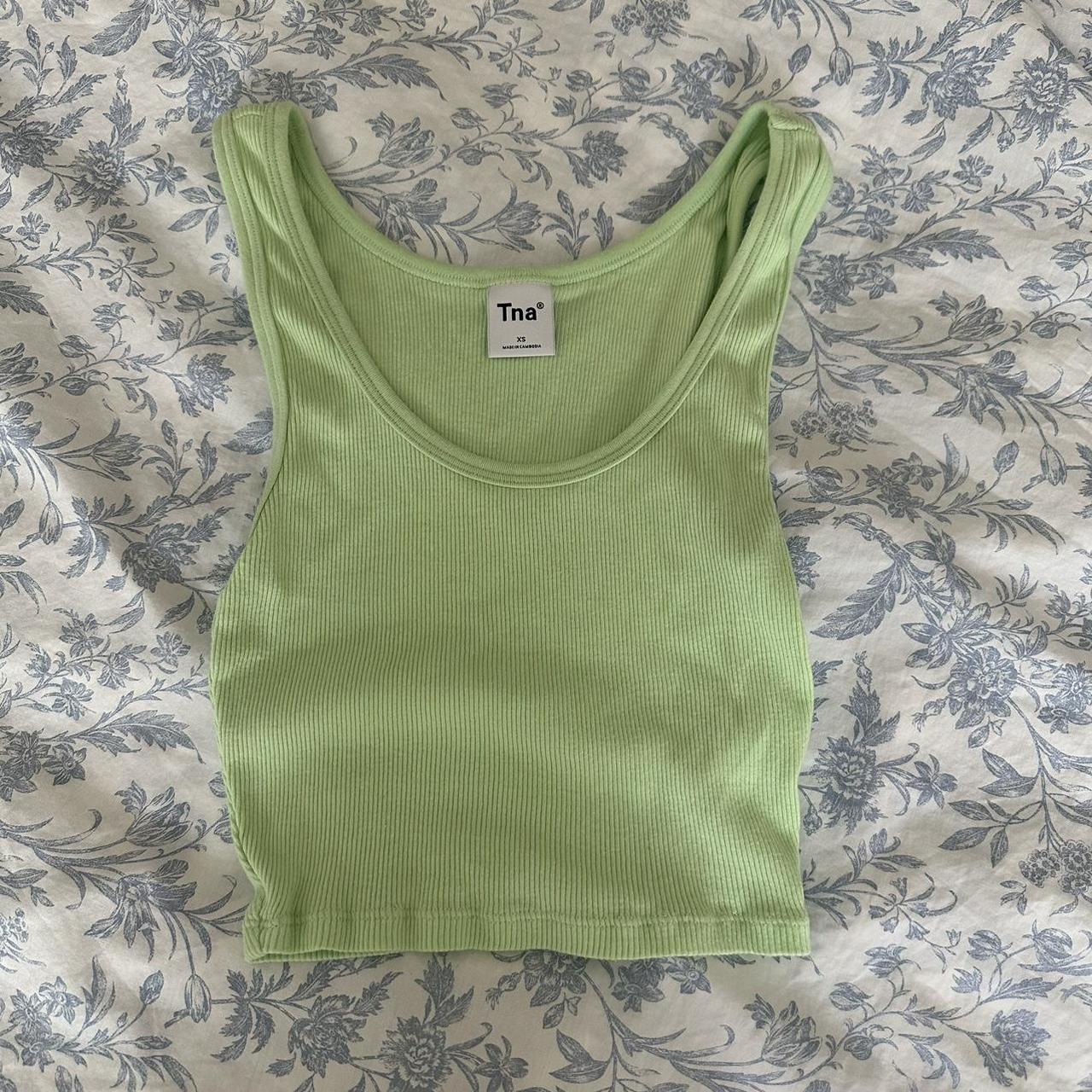 Aritzia TNA Cropped Tank Excellent... - Depop
