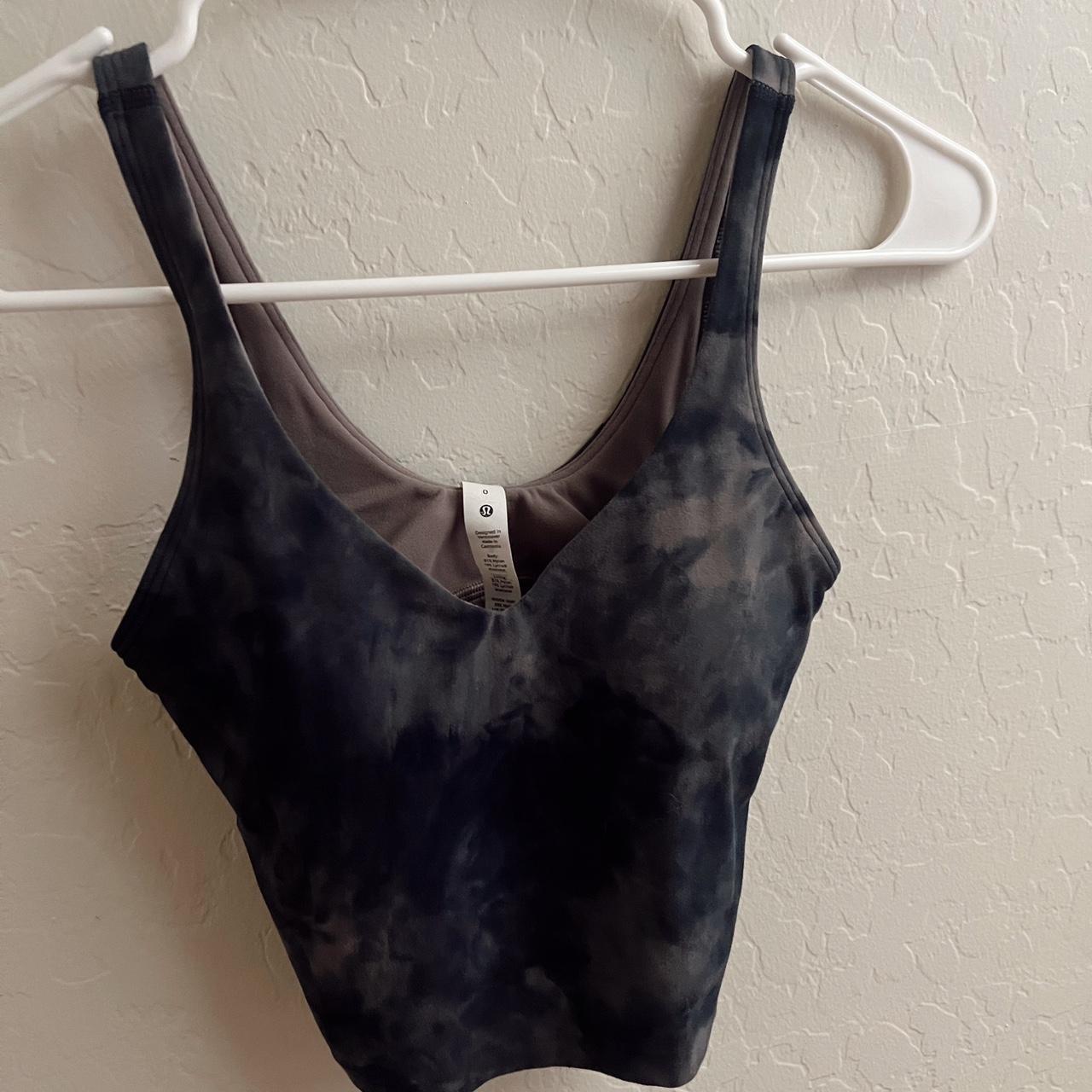 Lululemon tie-dye align top size 0 - Depop