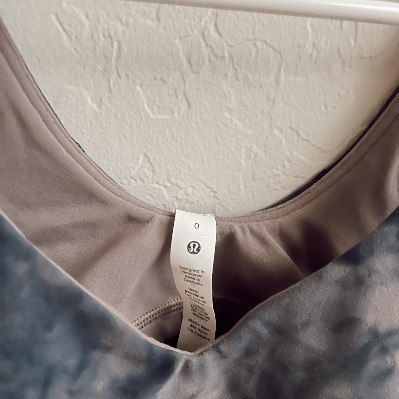 Lululemon tie-dye align top size 0 - Depop