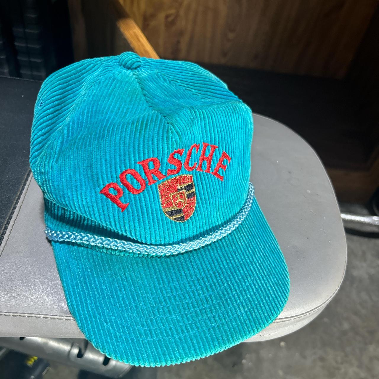 VTG 1980 CORDUROY PORSCHE HAT🔥 Rare find nice cord... - Depop