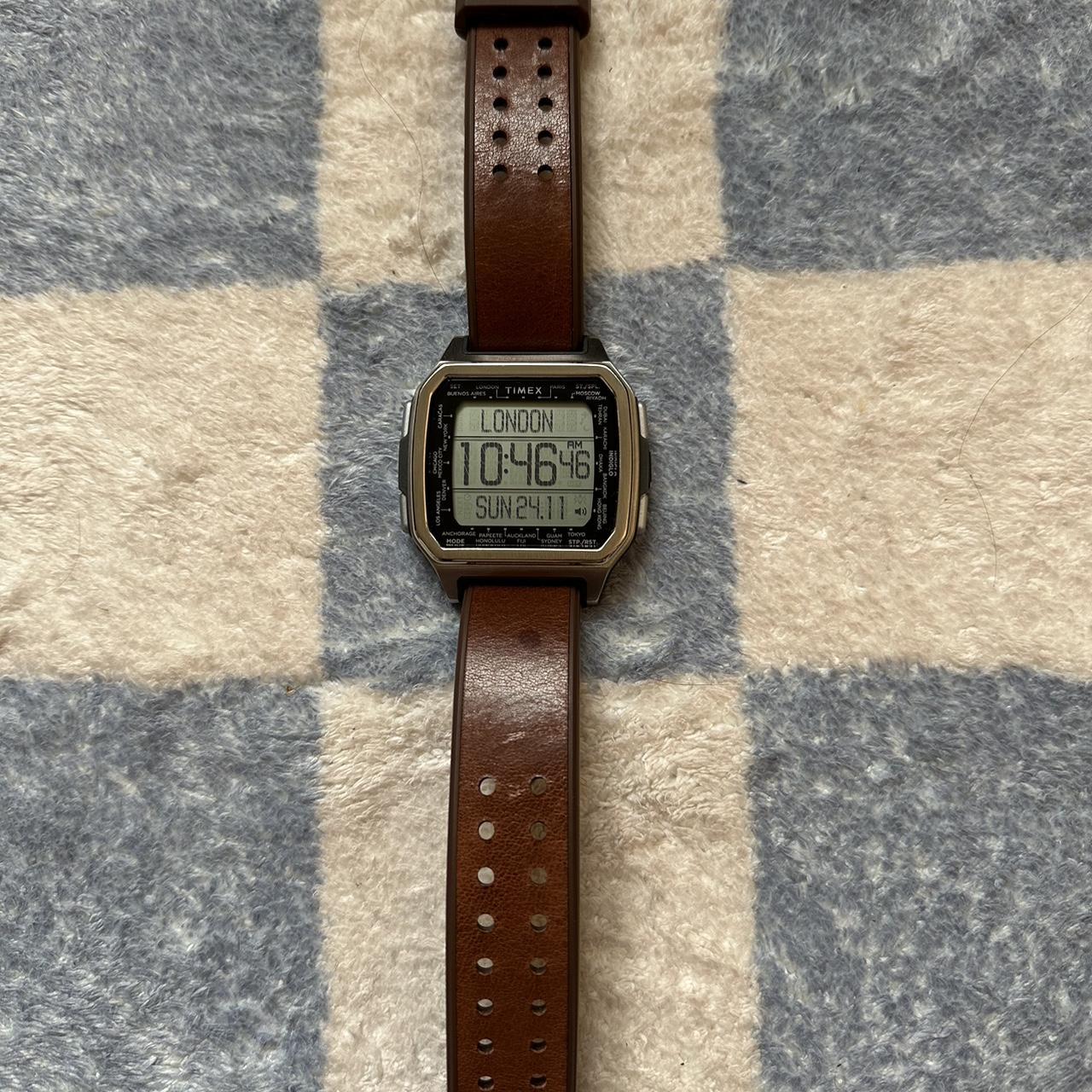 Timex Command Urban 45mm brown strap great... - Depop
