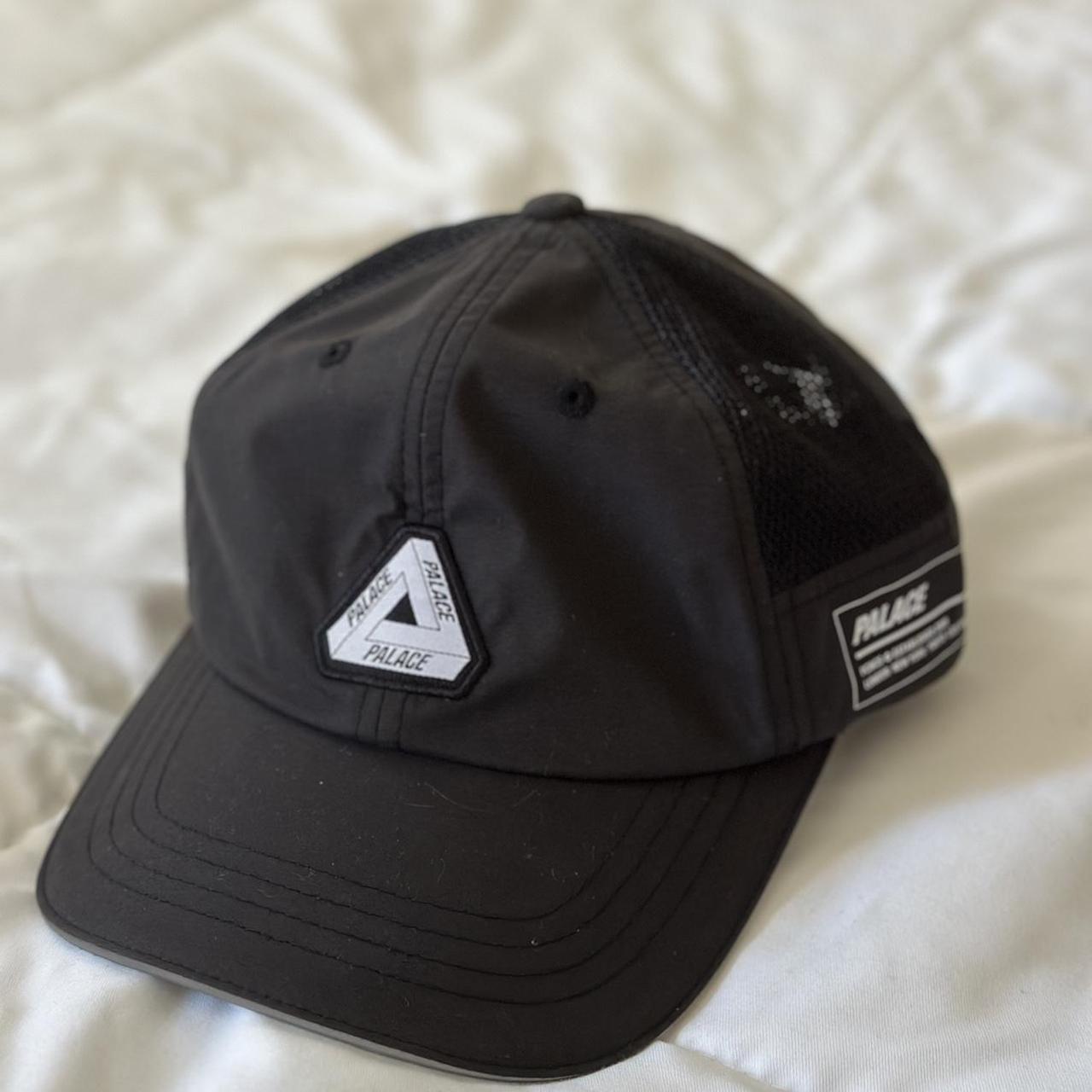 Palace military shell tri-ferg 6 panel black hat -... - Depop