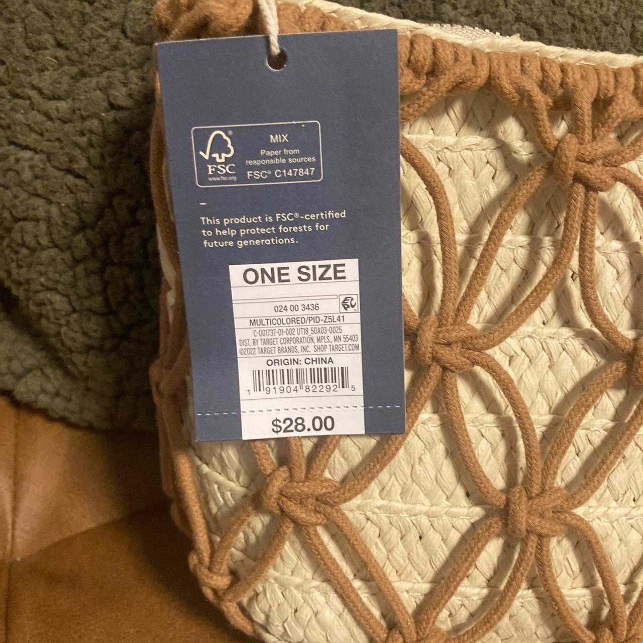 Universal Thread Women's Tan and Brown Bag | Depop