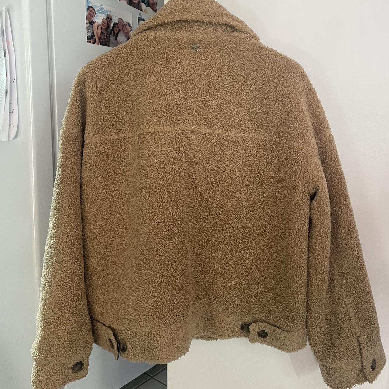 Ripcurl wooly jacket with pocket details and... - Depop