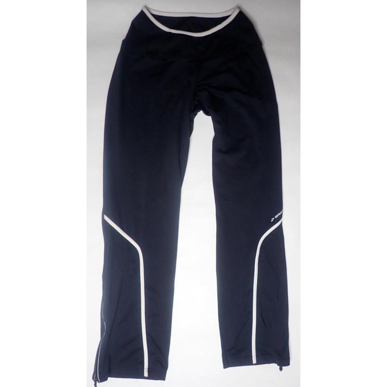 Brooks black straight leg track running pants SIZE S... - Depop