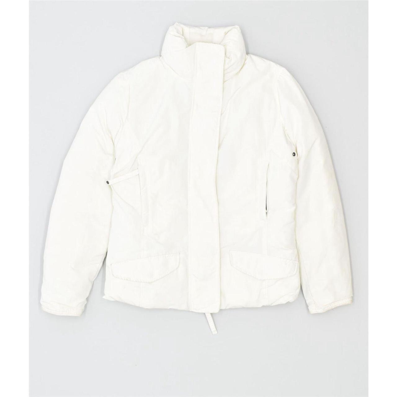 MURPHY & NYE Womens Padded Jacket UK 14 Medium White... - Depop