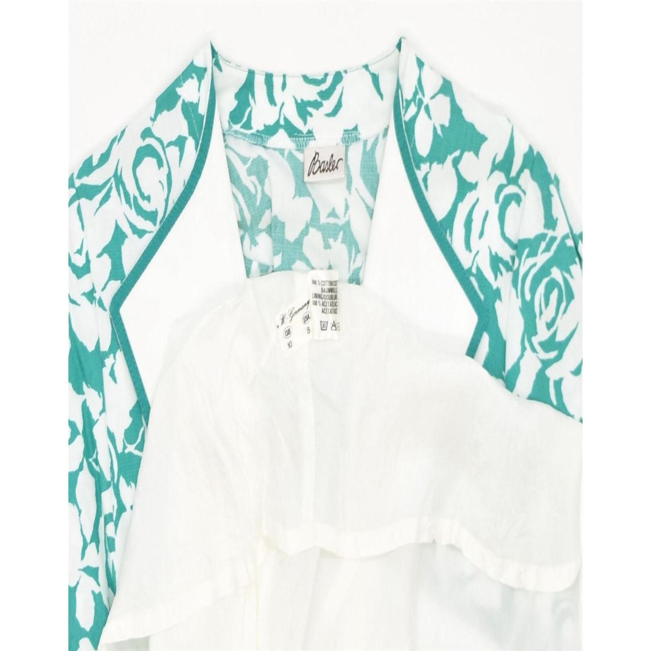 BASLER Womens Maxi Dress UK 10 Small Green Floral... - Depop