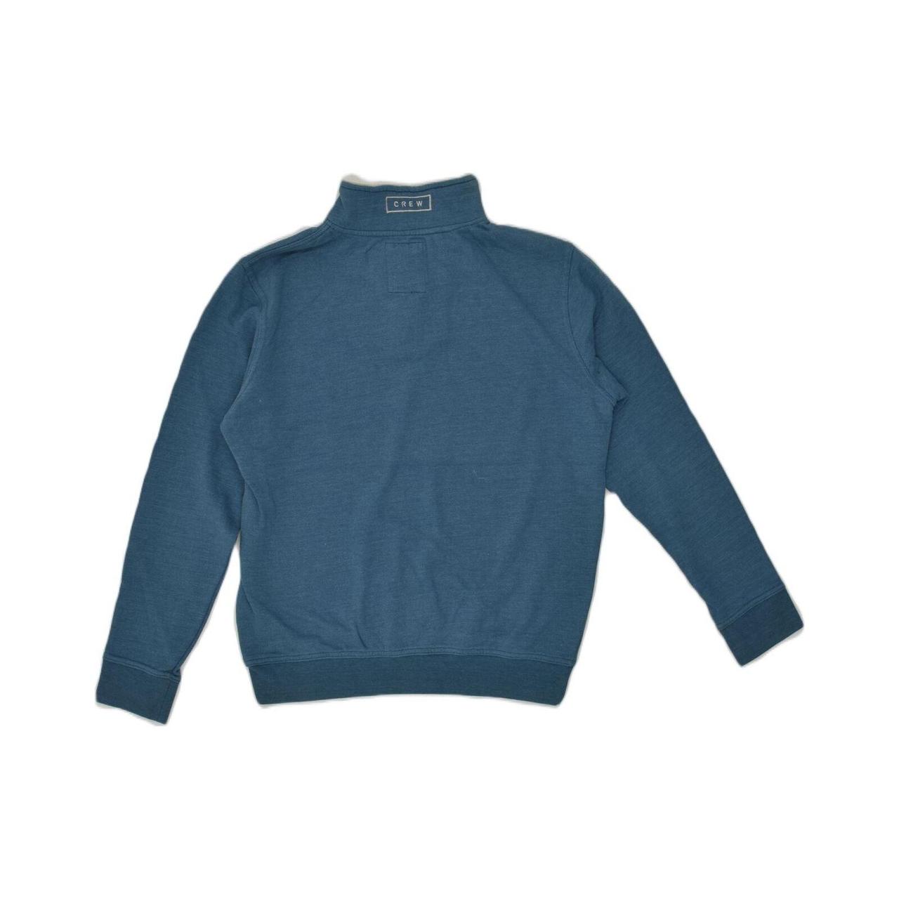 CREW CLOTHING Mens Zip Neck Jumper Sweater Large... - Depop