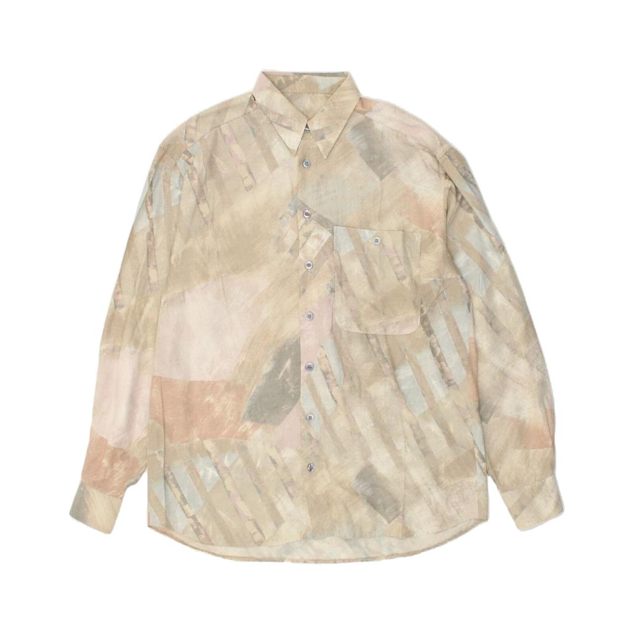 VINTAGE Mens Abstract Pattern Shirt Large... - Depop