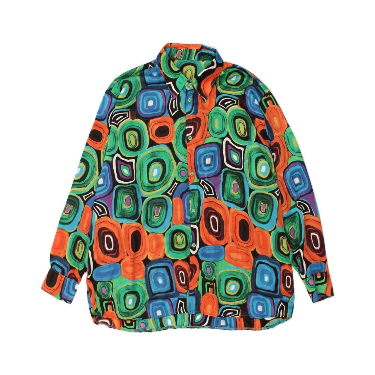 VINTAGE Mens Abstract Pattern Shirt XL... - Depop