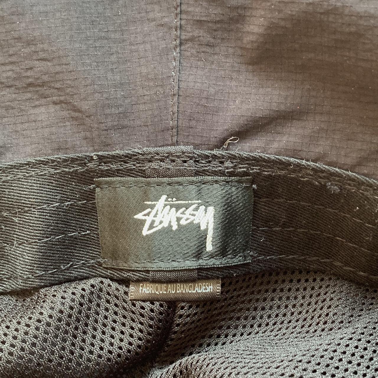 Stüssy Men's Black Hat | Depop
