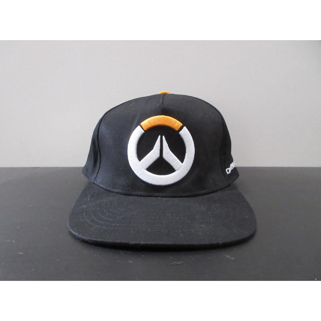 Overwatch Men's Black and White Hat | Depop