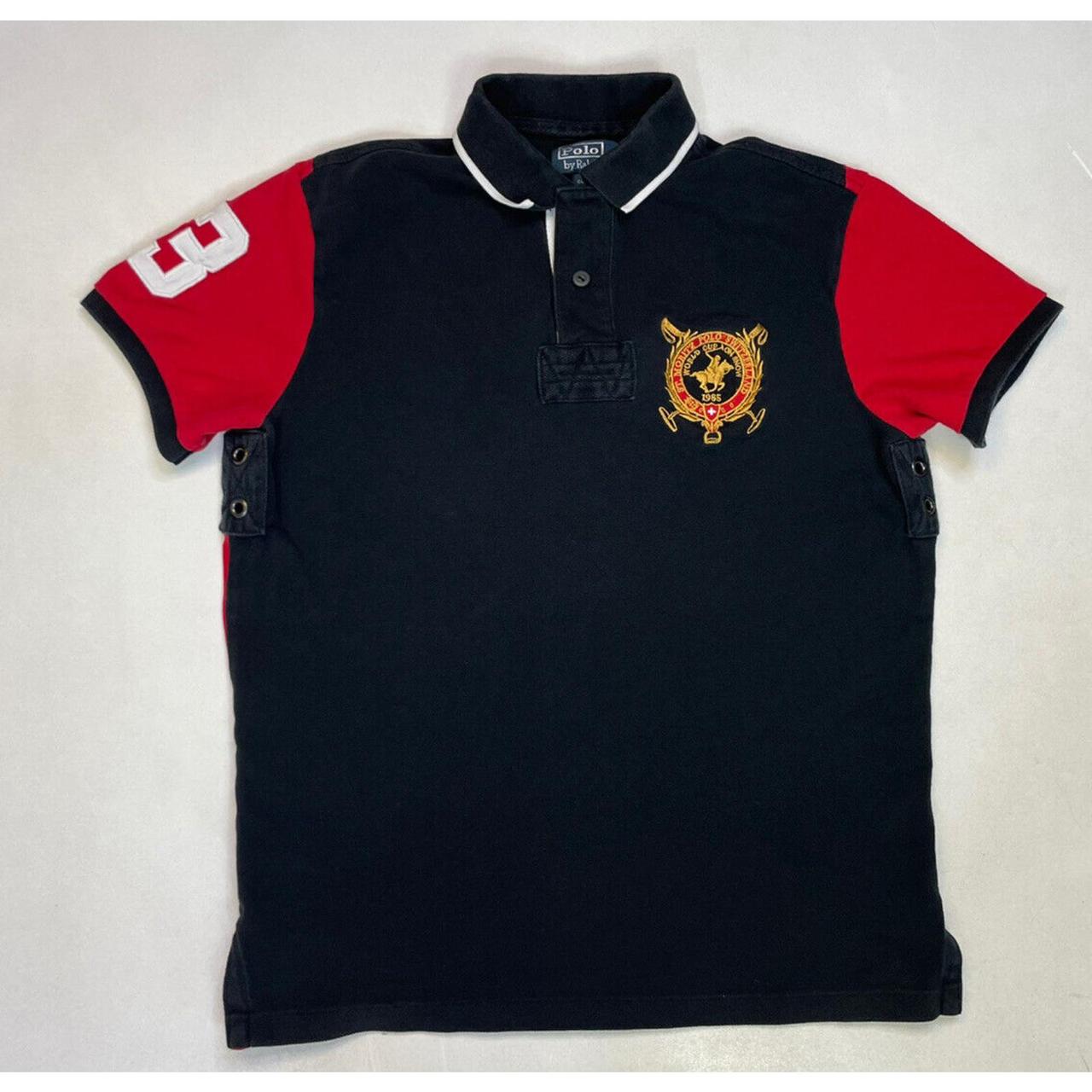 Polo Ralph Lauren Men's Red and Black Polo-shirts | Depop