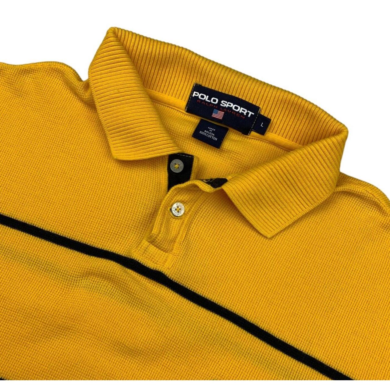 Polo Sport Men's Yellow Polo-shirts | Depop