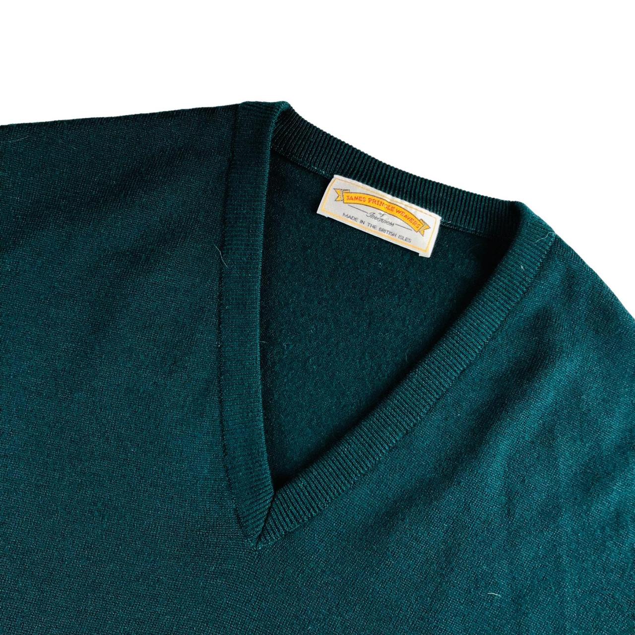 James Pringle Weavers Men's 100% Wool V-Neck Sweater... - Depop