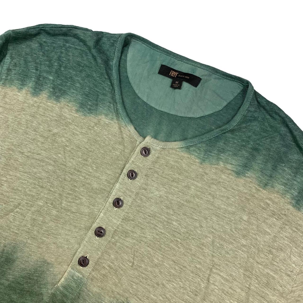 Frye Men's Henley Shirt Size Medium (see photos... - Depop