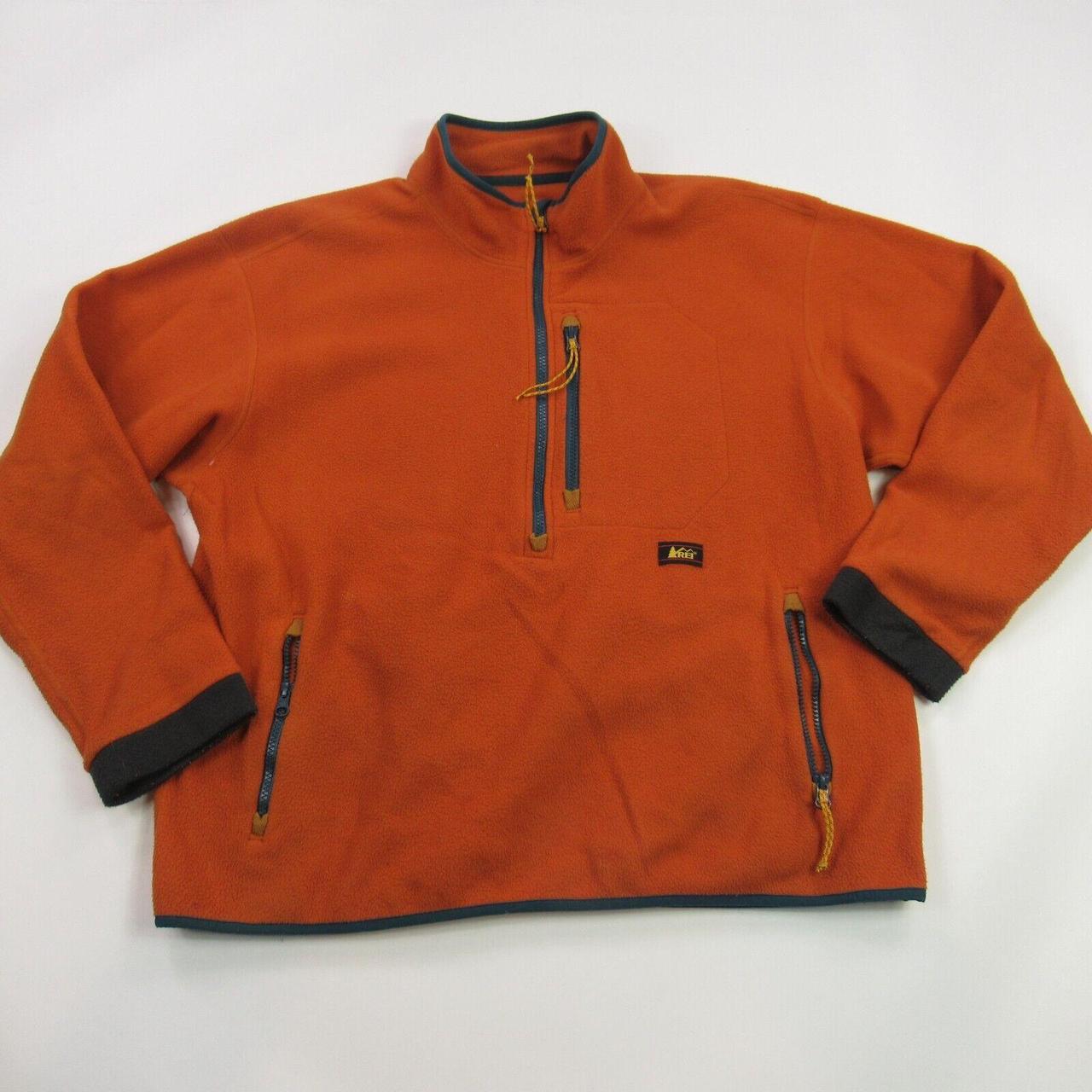 REI Sweater Mens Large Long Sleeve 1/4 Zip Pullover... - Depop