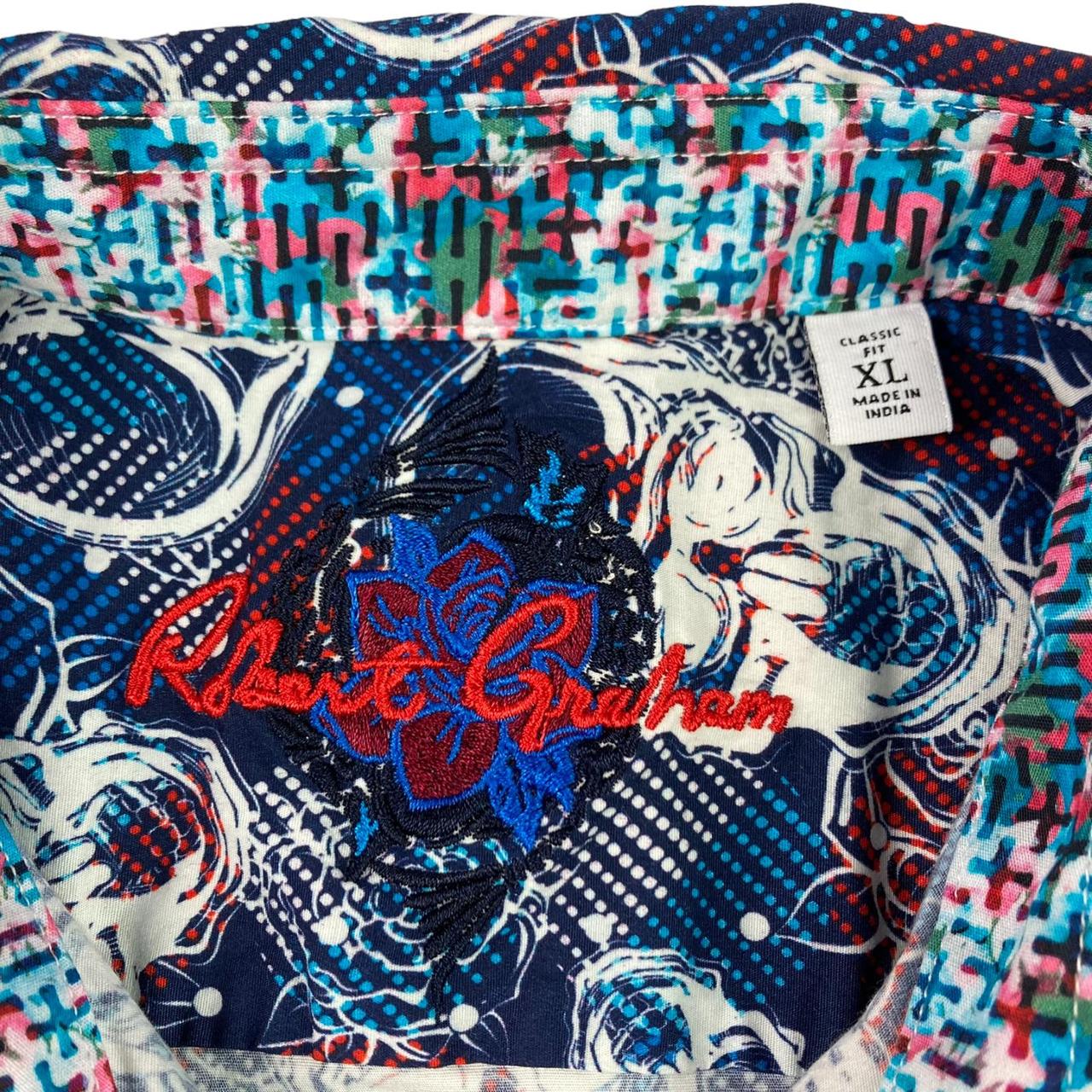 Robert Graham Men's 100% Cotton Classic Fit S/S... - Depop