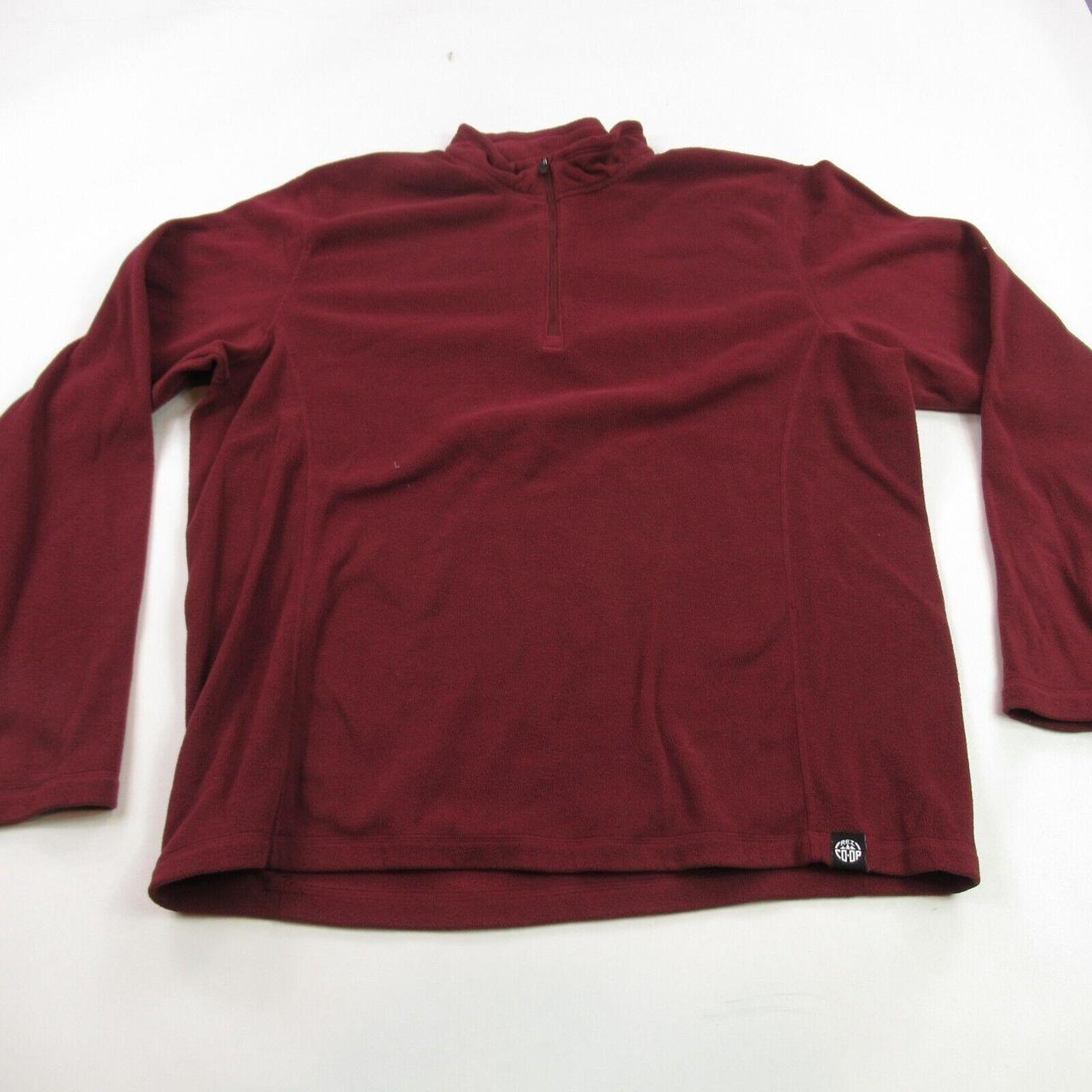 REI Sweater Mens Extra Large Long Sleeve 1/4 Neck... - Depop