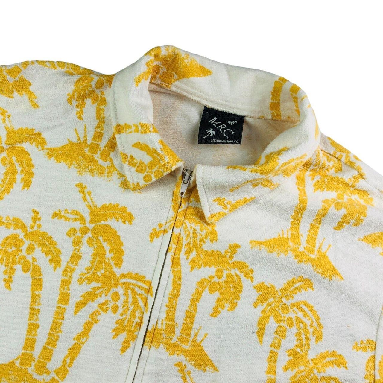 Michigan Rag Co Mens Full Zip 100% Cotton Jacket... - Depop