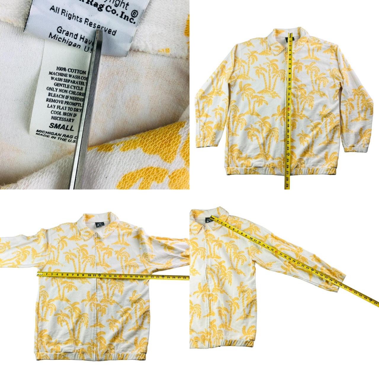 Michigan Rag Co Mens Full Zip 100% Cotton Jacket... - Depop