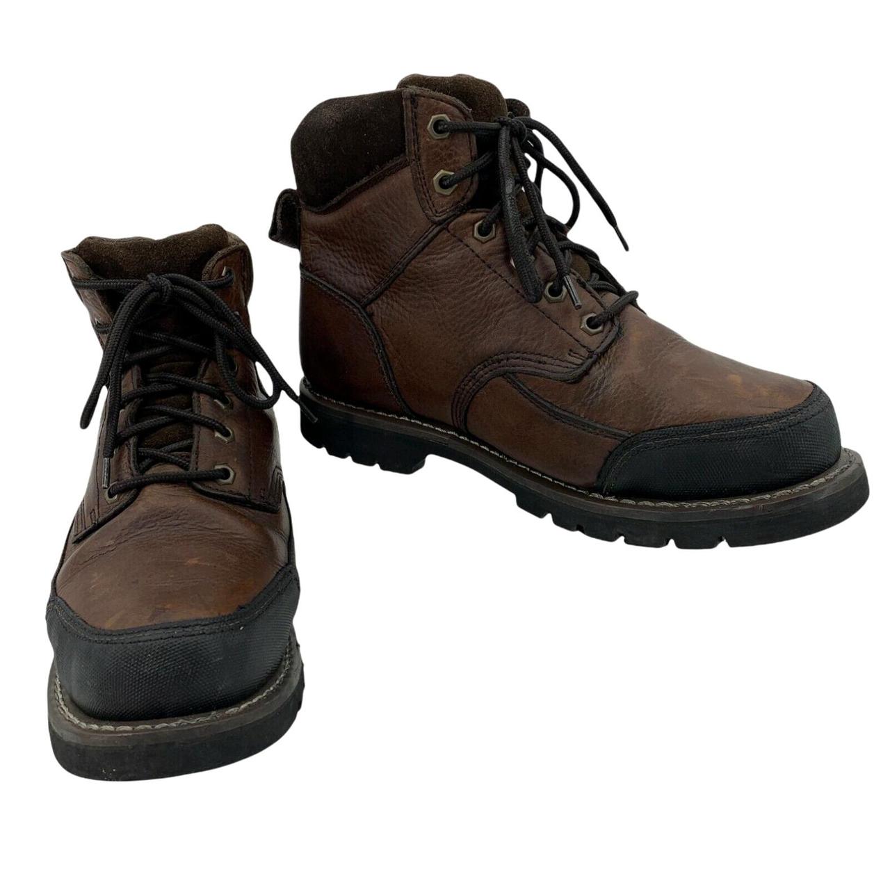 Iron Age Dozer Work Boots Men's Size 10 M Brown... - Depop